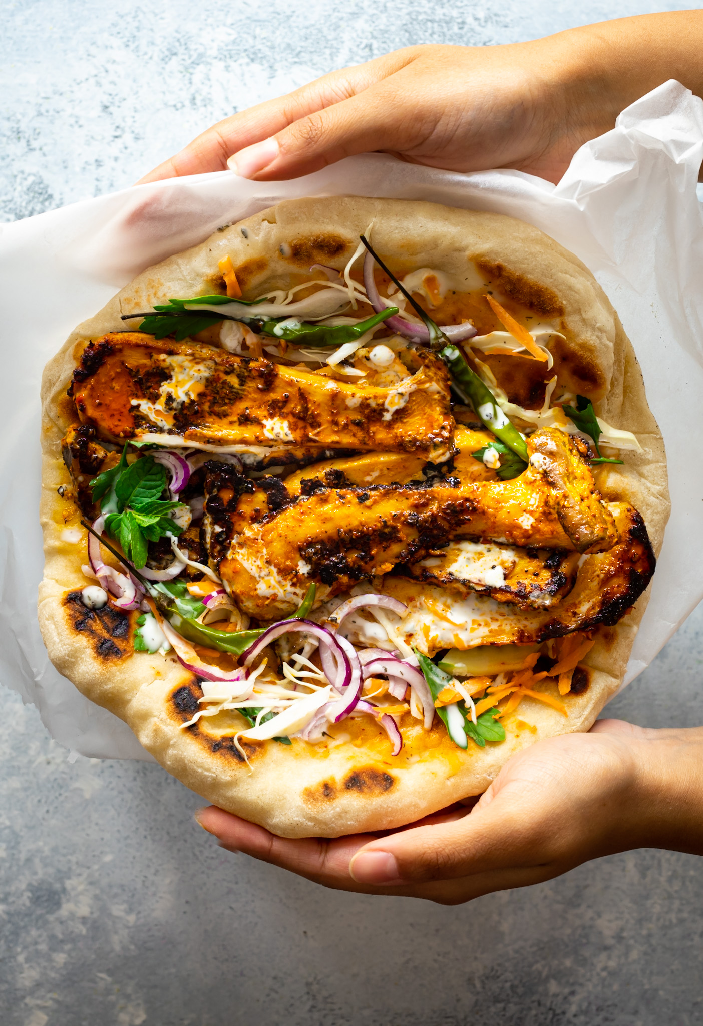 Achaari Mushroom Kebabs - Sanjana Feasts - Street Food