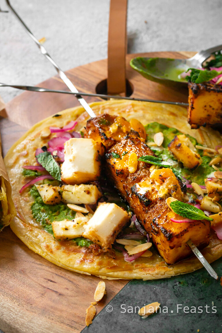 Spinach and Black Bean Paratha - High Protein Indian Recipes - Sanjana ...